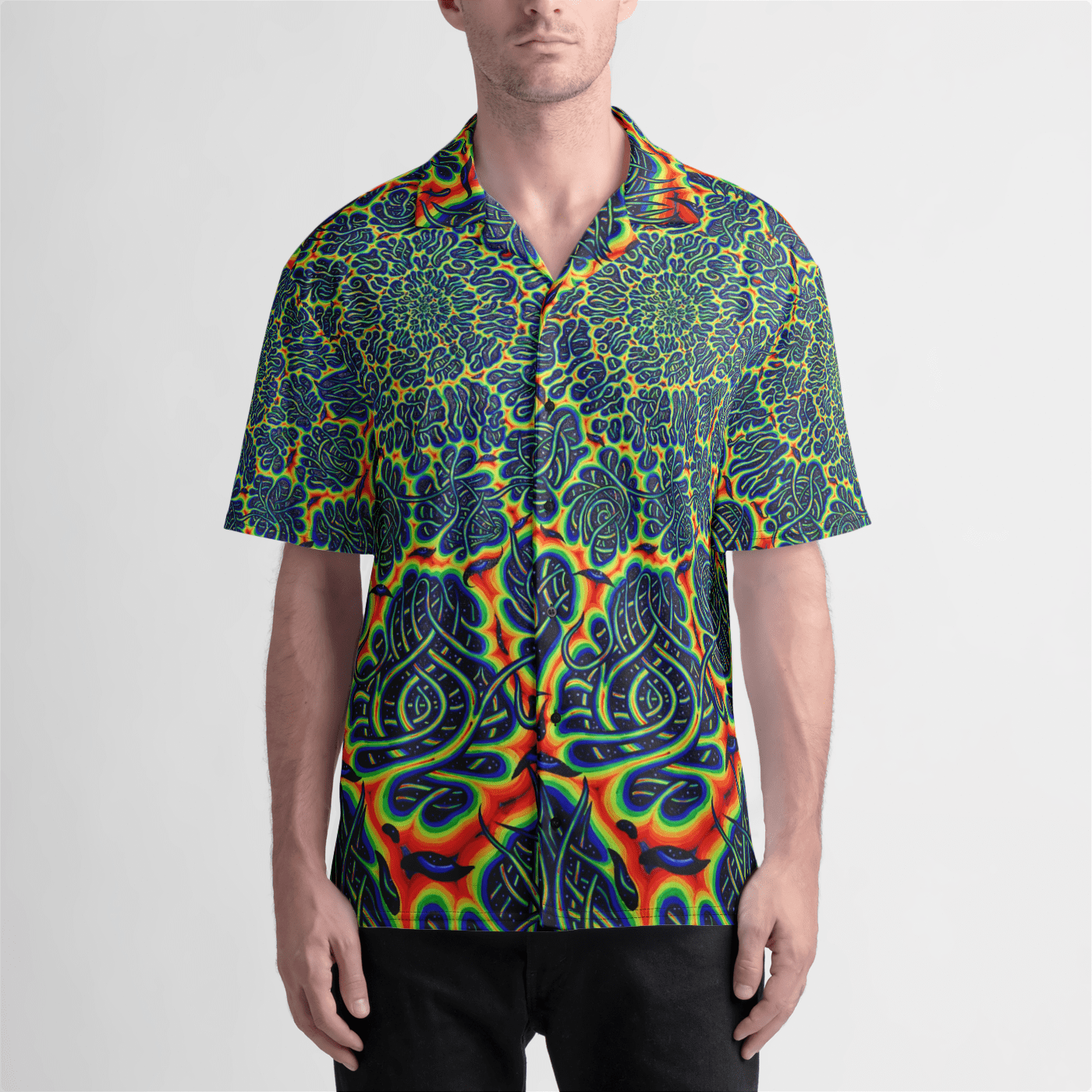 Neon Clothes - Blacklight Reactive Festival Clothing | ElectroThreads ...