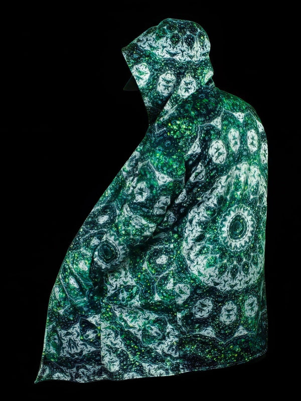 Rain Forest Topaz Mandala Dream Cloak - Electro Threads