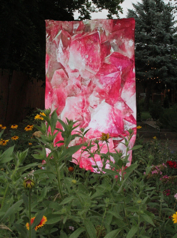 Rose Quartz Radiance Beach Throw - Electro Threads