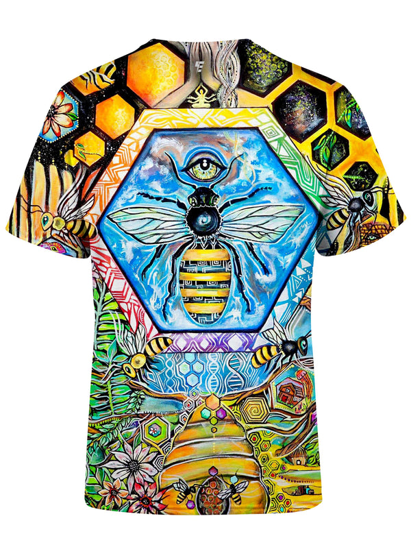 Bee Conscious Unisex Crew - Electro Threads