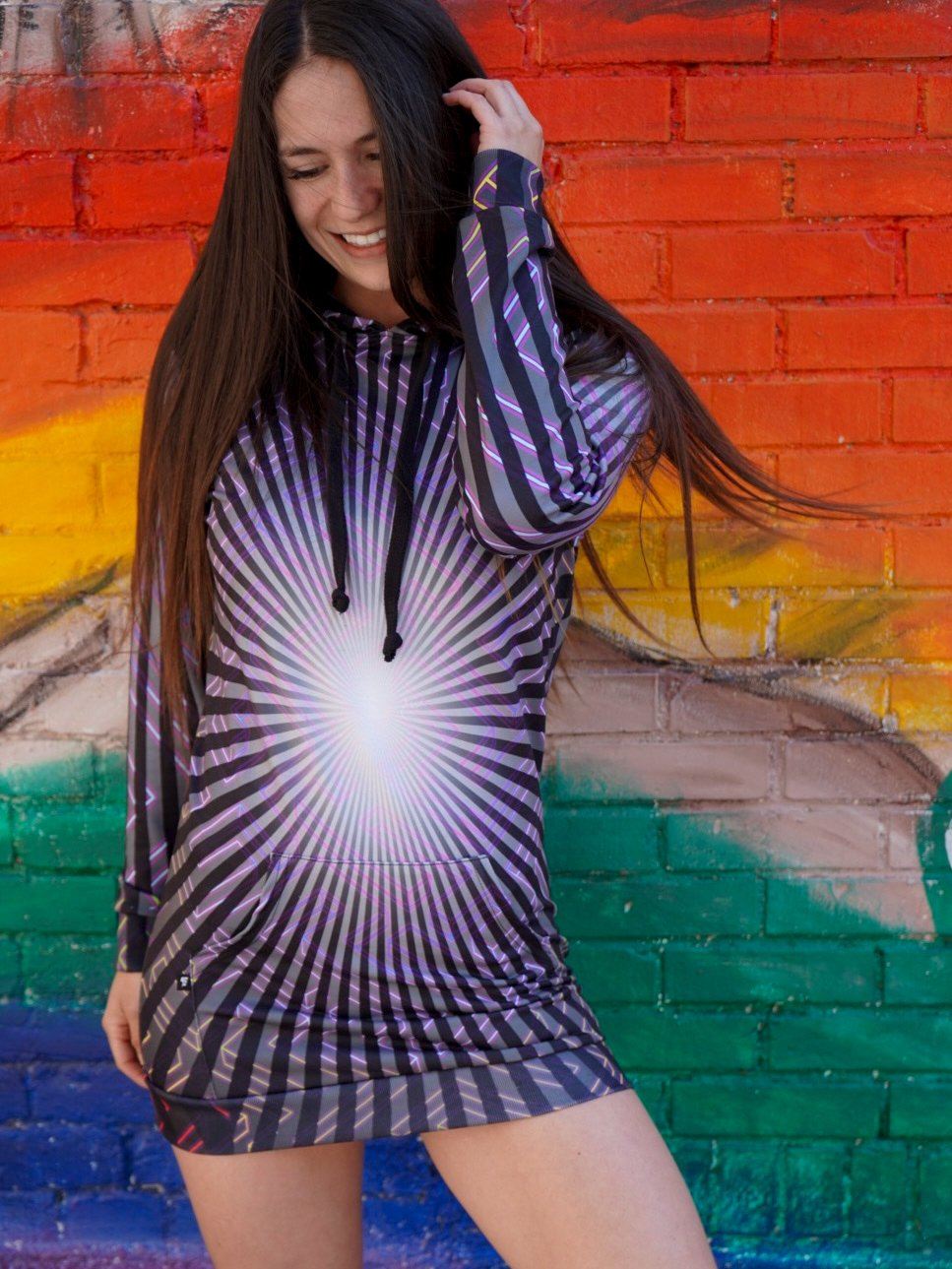 Women's Hooded Dresses: Bold, Comfy, Cute Hoodies | ElectroThreads ...