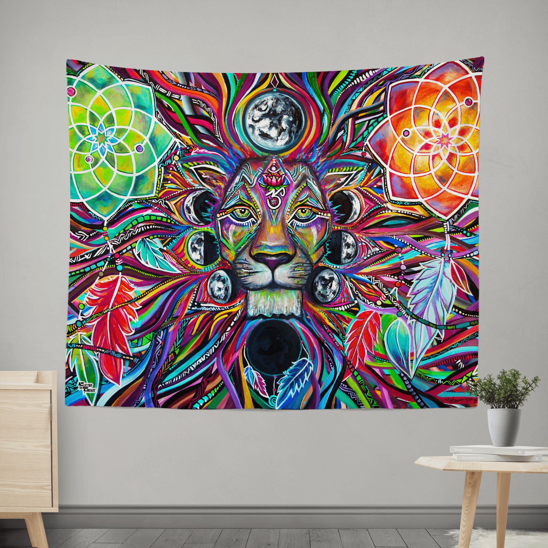 Trippy Tapestries: Vivid, Colorful & Unique | ElectroThreads - Electro ...