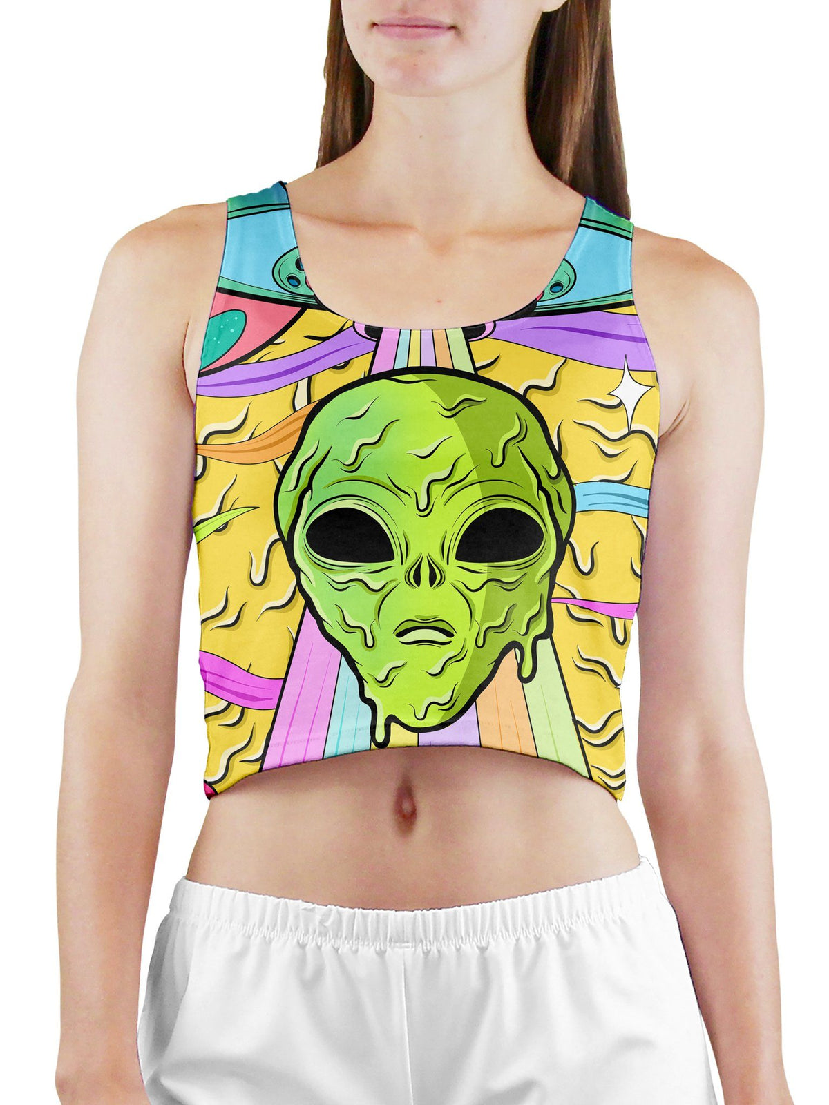 Womens - Crop Tops - ElectroThreads - Electro Threads