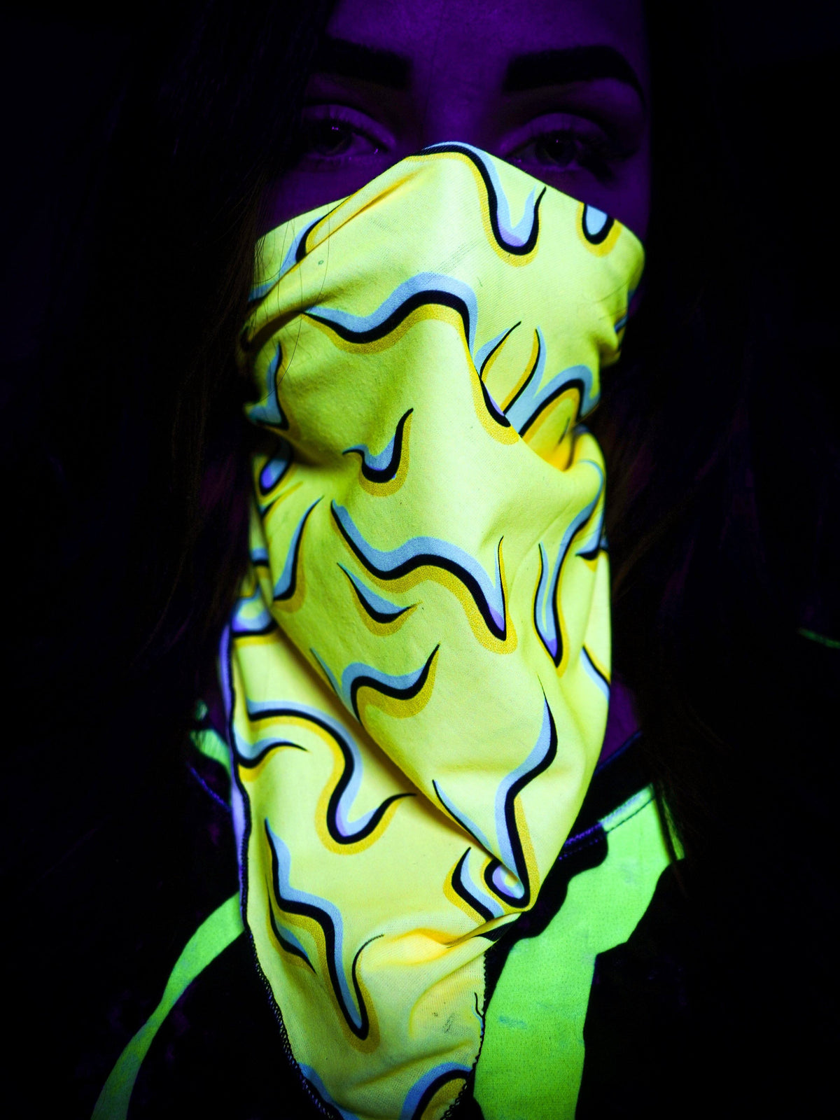 Neon Clothes - Blacklight Reactive Festival Clothing | ElectroThreads ...