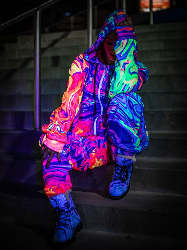 Neon Clothes - Blacklight Reactive Festival Clothing | ElectroThreads ...
