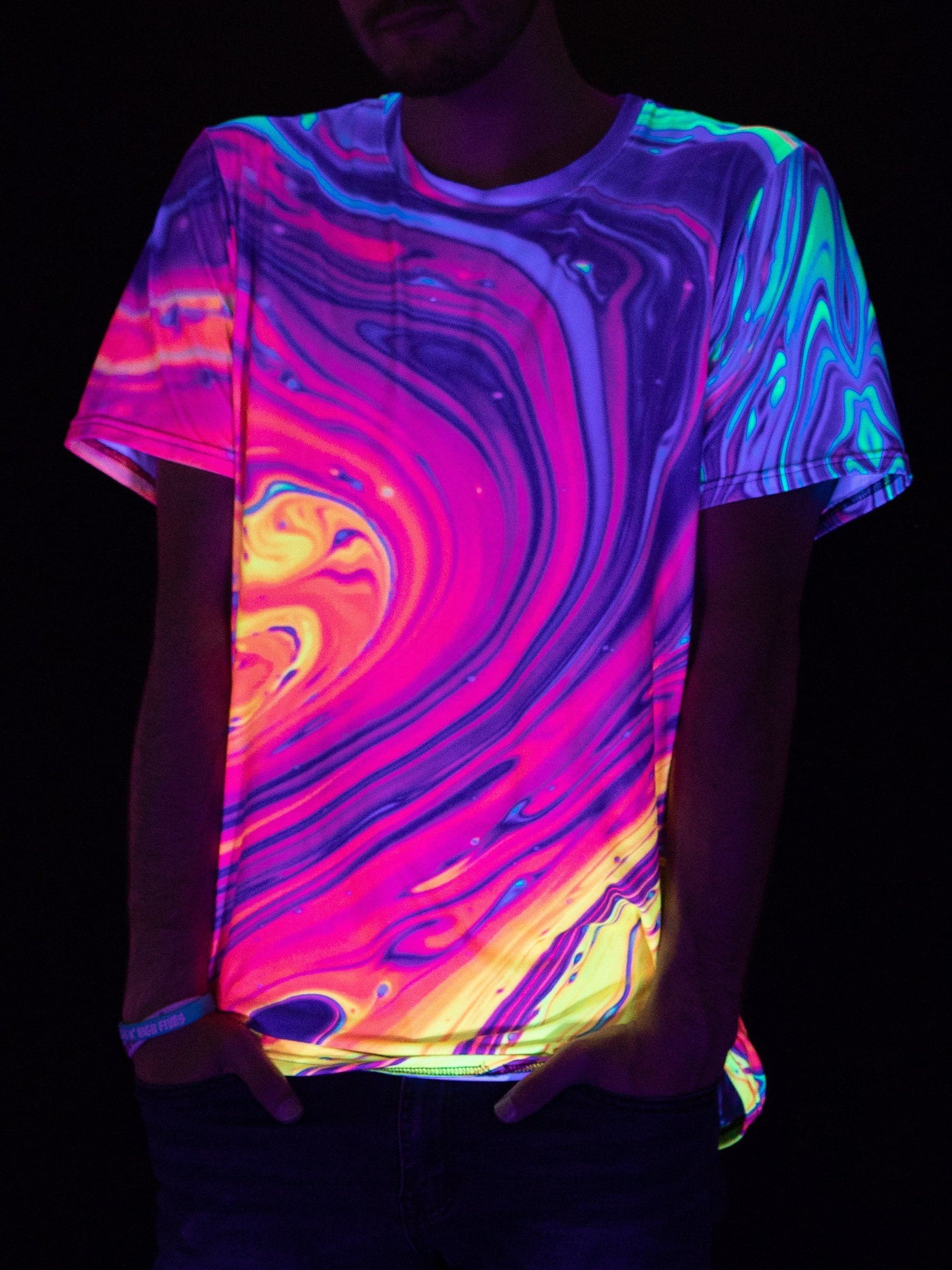 Neon Clothes - Blacklight Reactive Festival Clothing | ElectroThreads ...