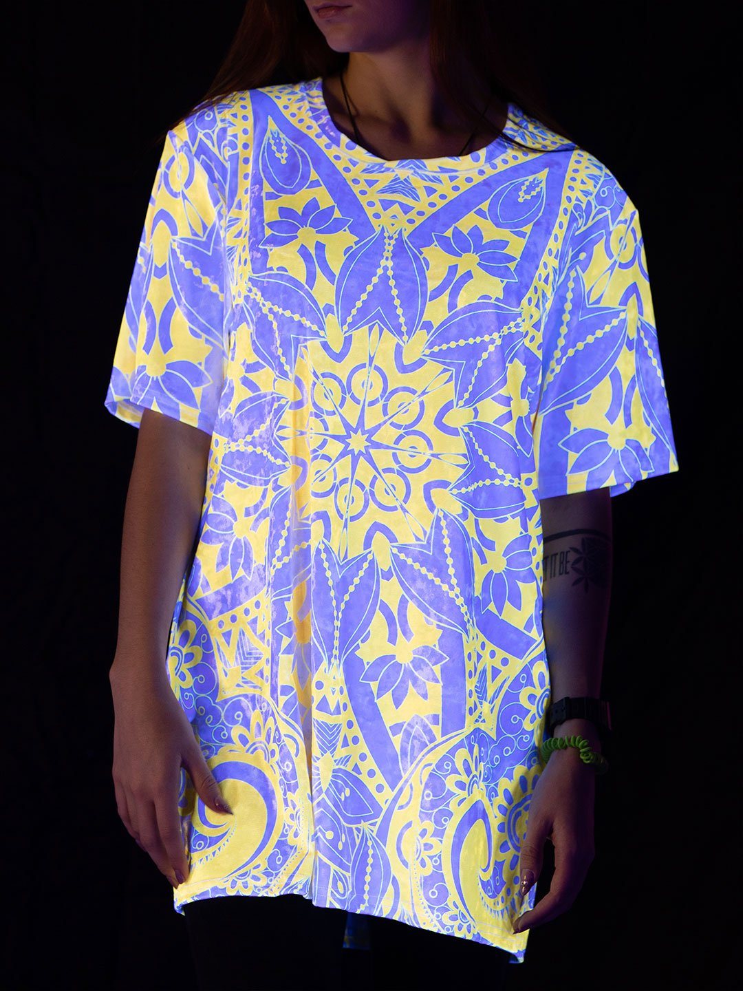Neon Clothes - Blacklight Reactive Festival Clothing | ElectroThreads ...