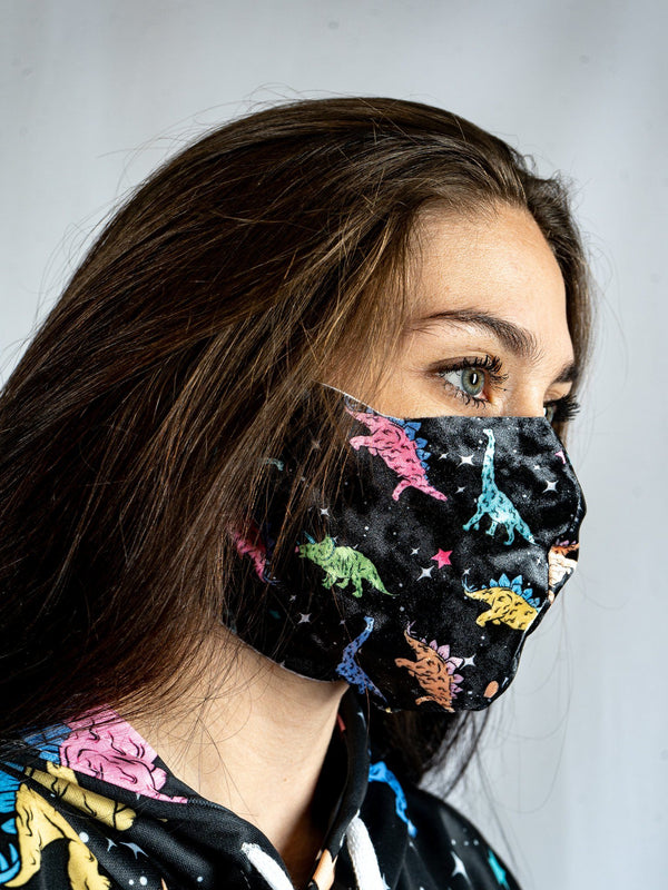 Crushed Velvet Face Masks - Electro Threads