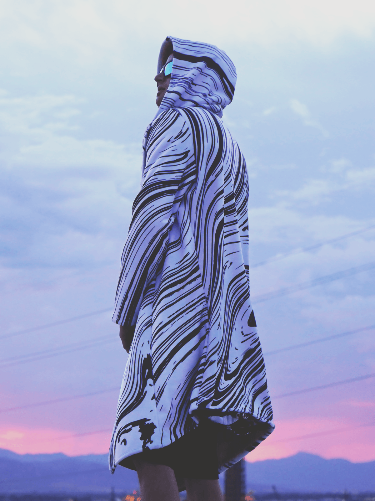 Retro Electro Dream Cloak - Electro Threads