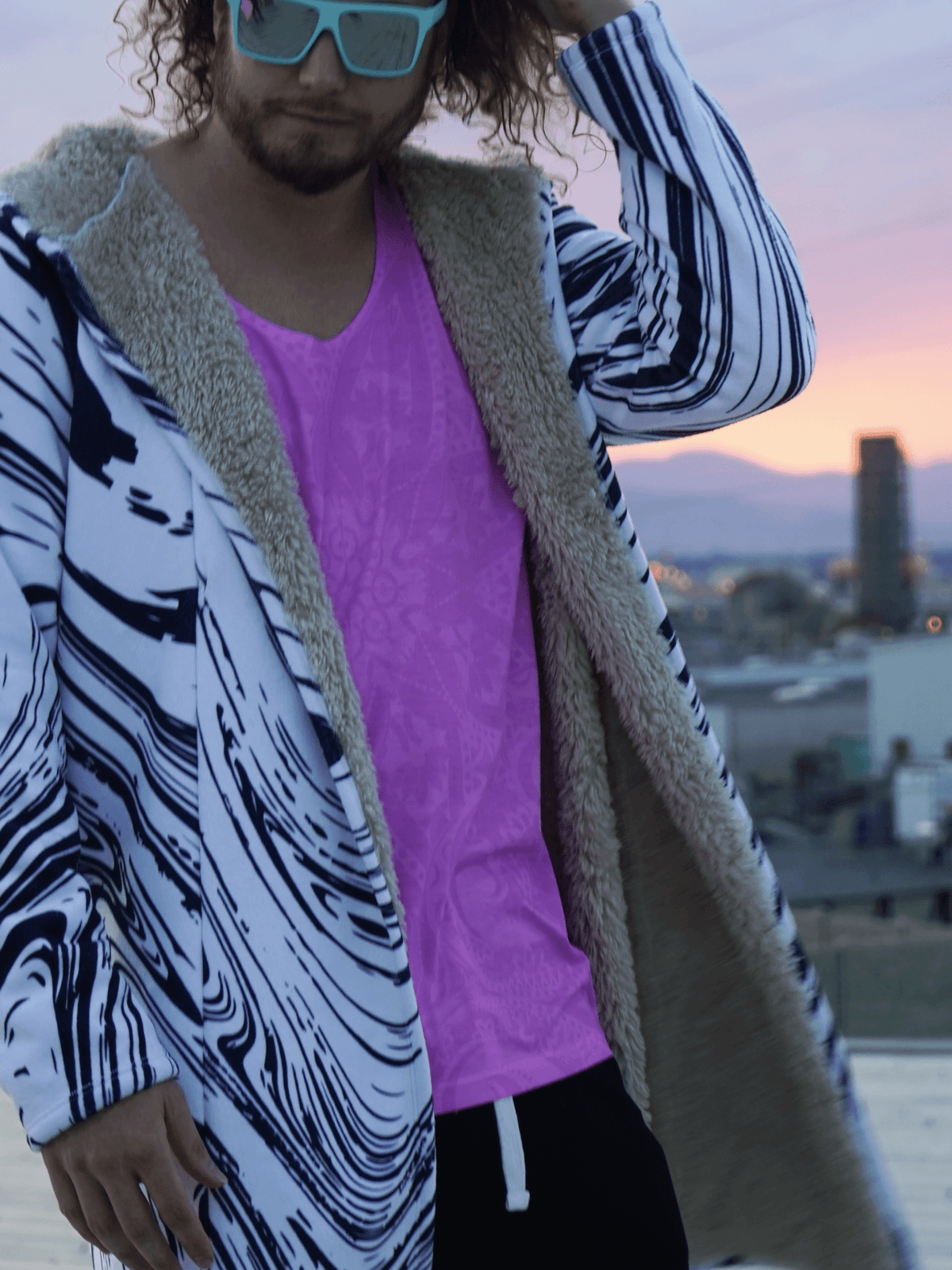 Retro Electro Dream Cloak - Electro Threads